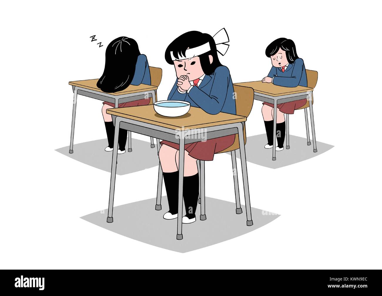 Middle school band Stock Vector Images - Alamy