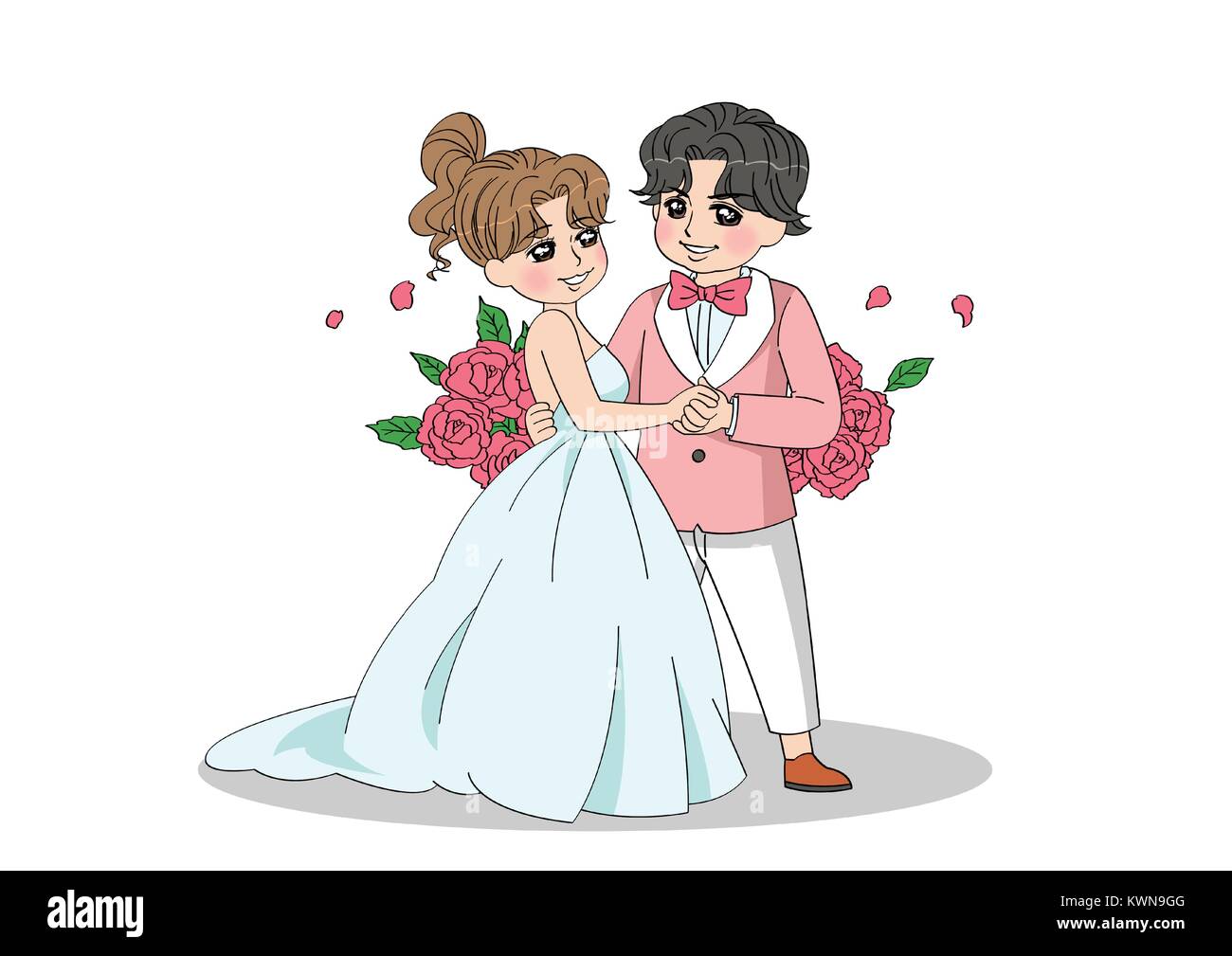 Petal dance Stock Vector Images - Alamy