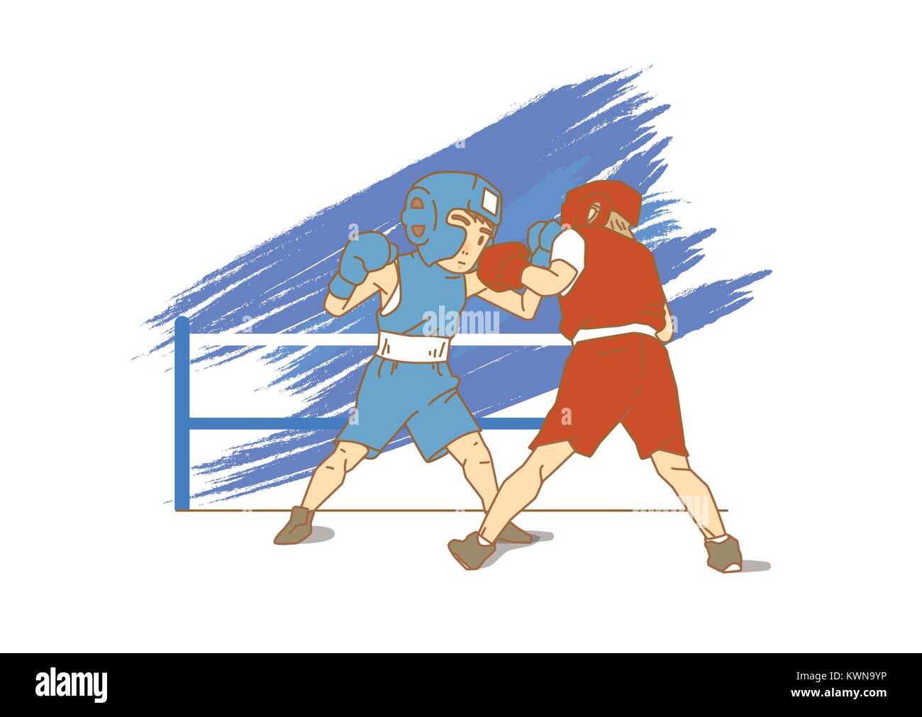 Boxing heroes Stock Vector Images - Alamy