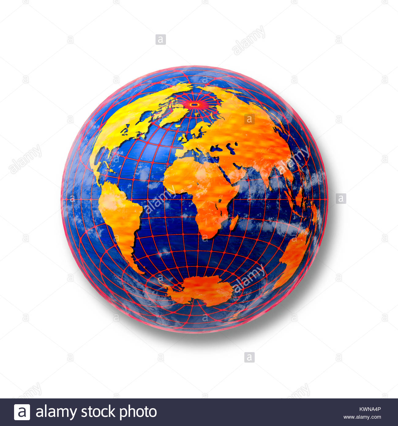 Earth Map Projection High Resolution Stock Photography and Images - Alamy