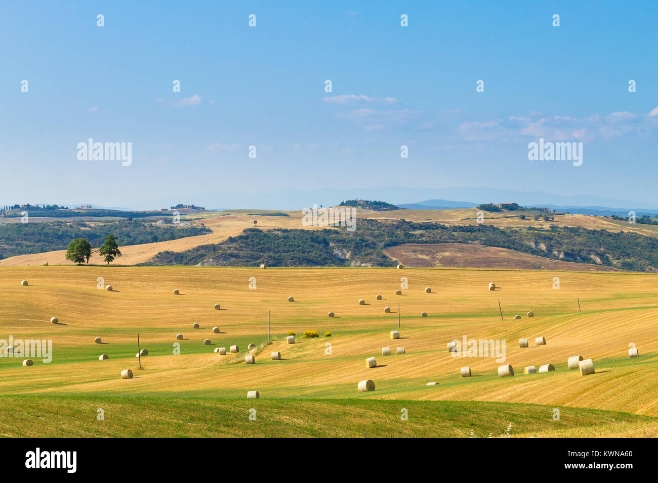 Tuscany hills landscape, Italy. Rural italian panorama Stock Photo - Alamy