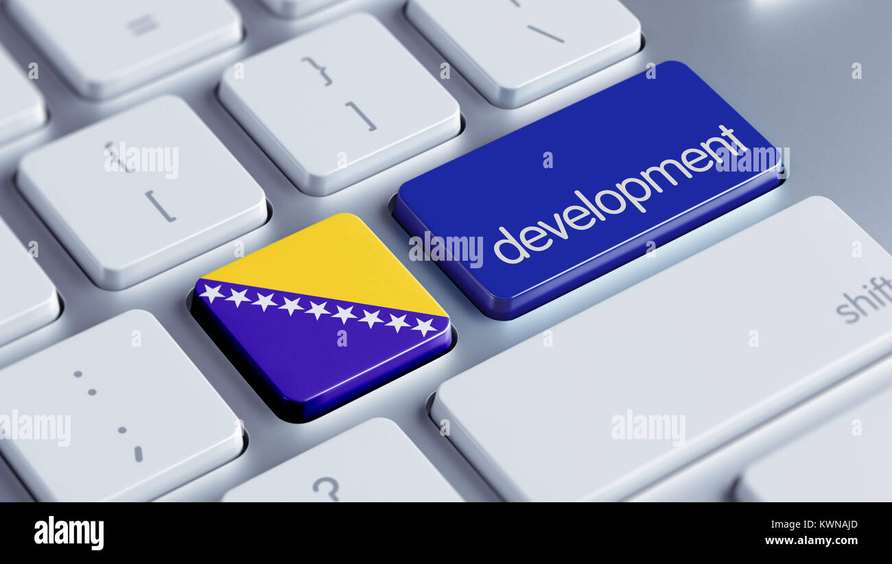 Bosnia and Herzegovina High Resolution Development Concept Stock Photo ...