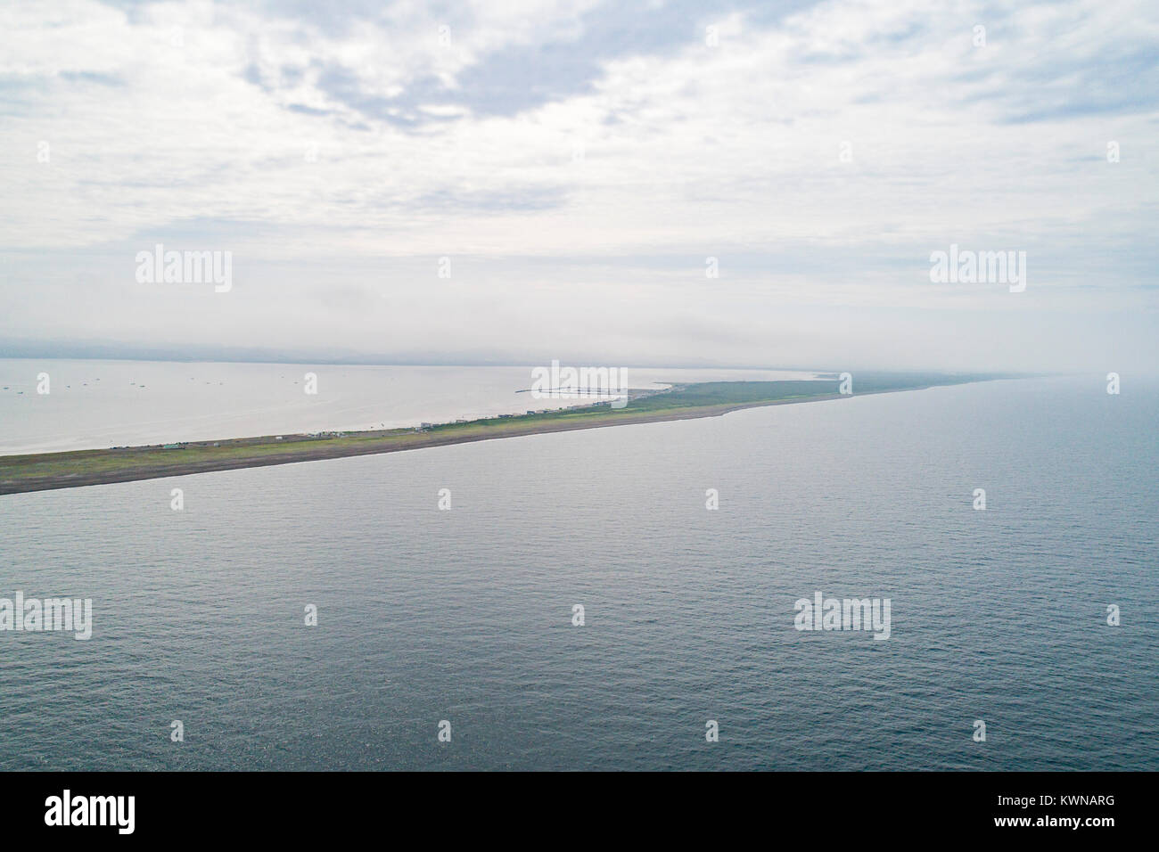 Lake Saroma, Yubetsu Town, Monbetsu District, Hokkaido Japan Stock ...