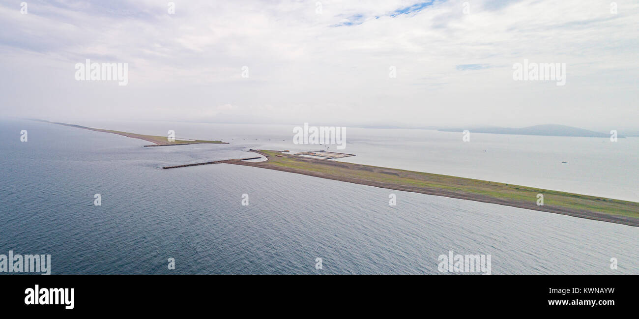 Lake Saroma, Yubetsu Town, Monbetsu District, Hokkaido Japan Stock ...