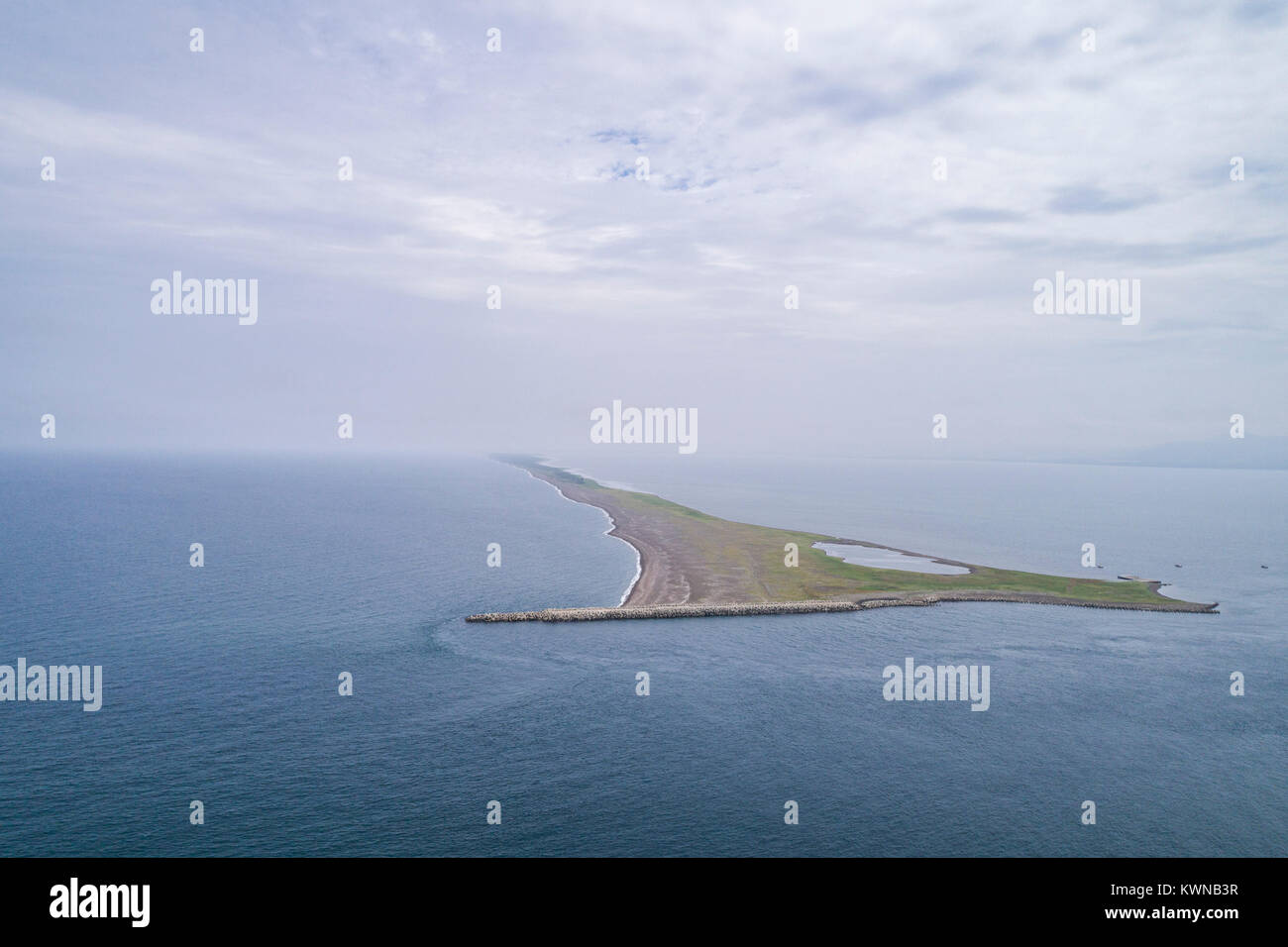 Lake Saroma, Yubetsu Town, Monbetsu District, Hokkaido Japan Stock ...