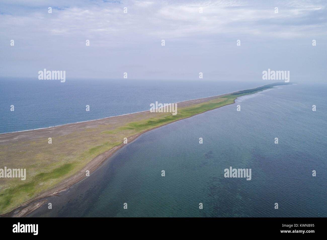 Lake Saroma, Yubetsu Town, Monbetsu District, Hokkaido Japan Stock ...