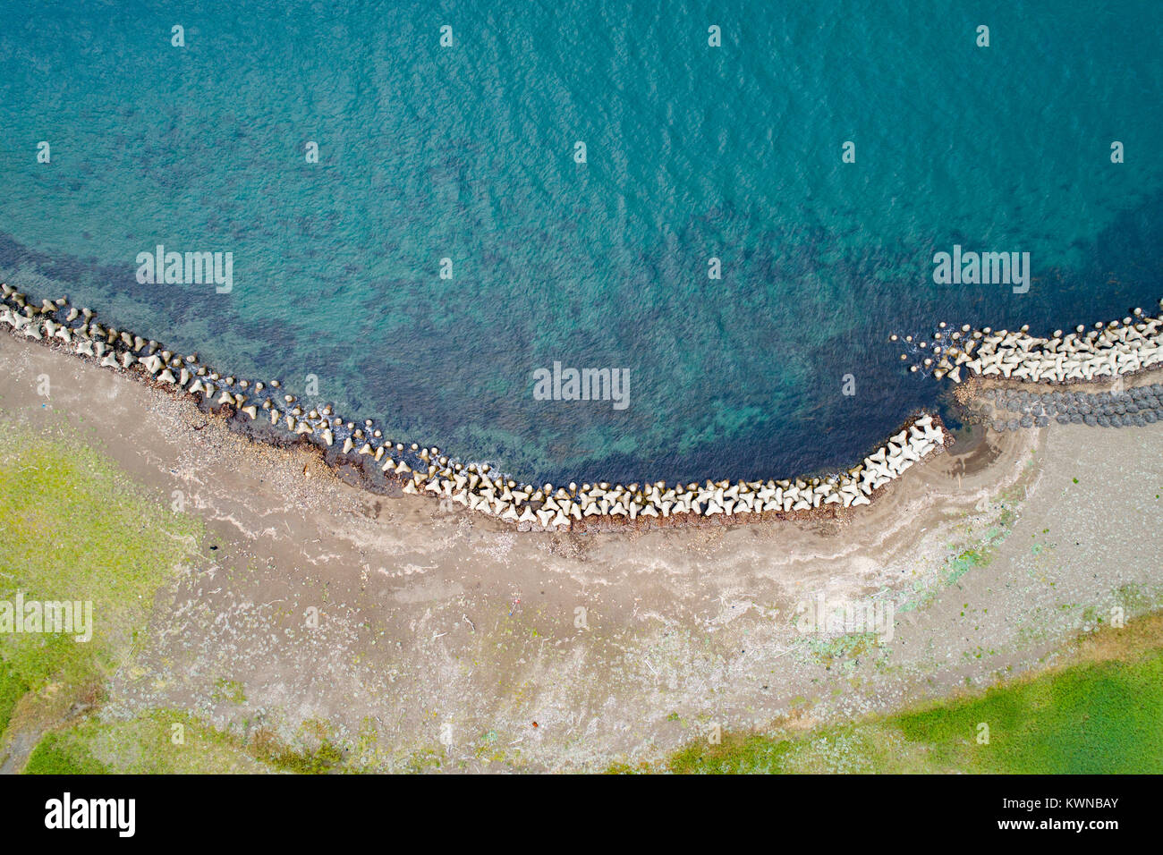Lake Saroma, Yubetsu Town, Monbetsu District, Hokkaido Japan Stock ...