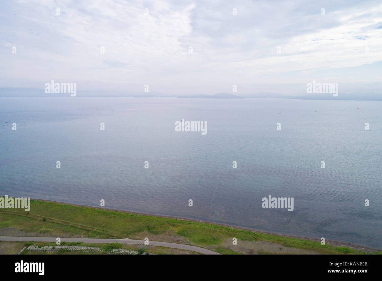 Lake Saroma, Yubetsu Town, Monbetsu District, Hokkaido Japan Stock ...