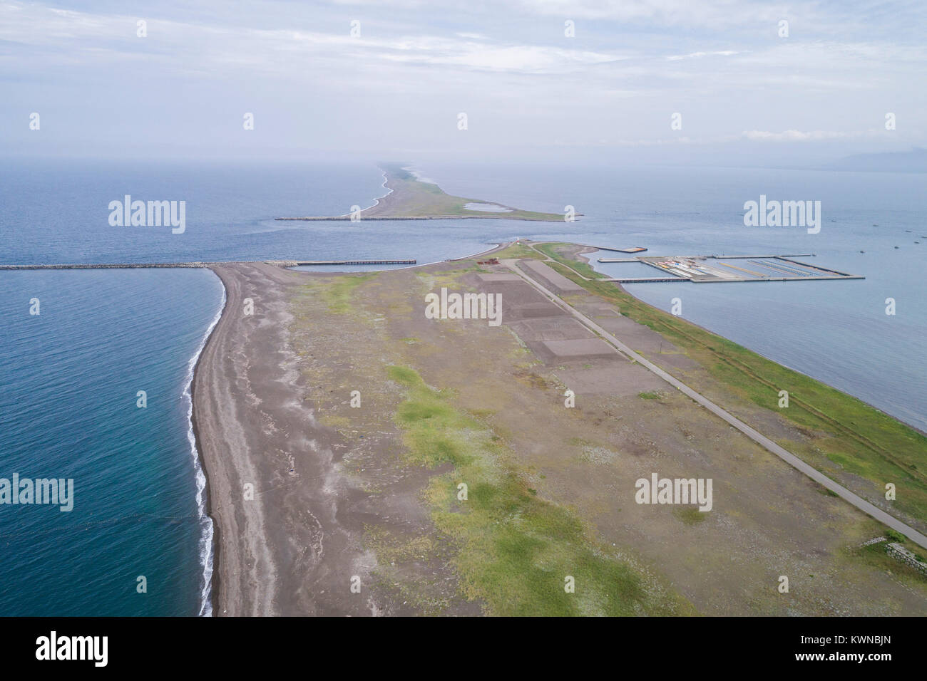 Lake Saroma, Yubetsu Town, Monbetsu District, Hokkaido Japan Stock ...
