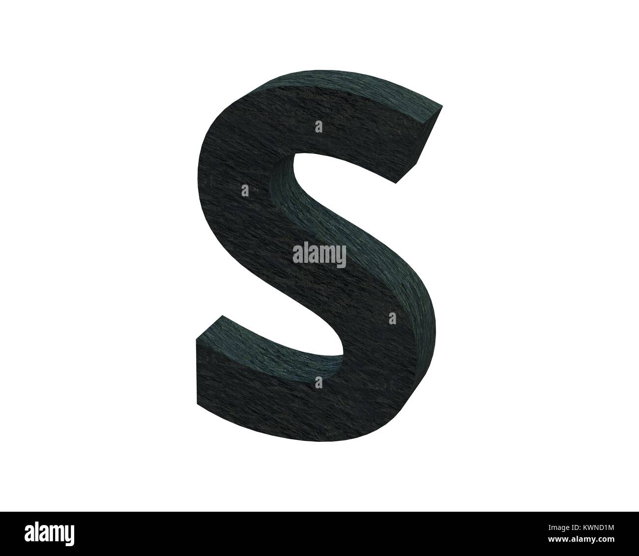 Font Stone state capital S 3D Stock Photo - Alamy