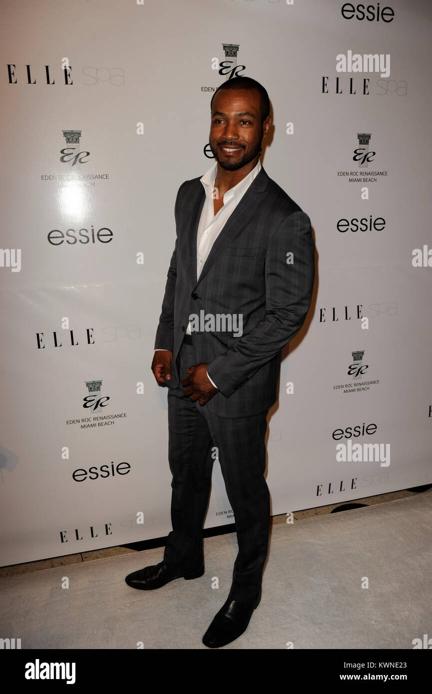 MIAMI BEACH, FL - JUNE 08: Isaiah Mustafa attends the ELLE Spa Launch ...