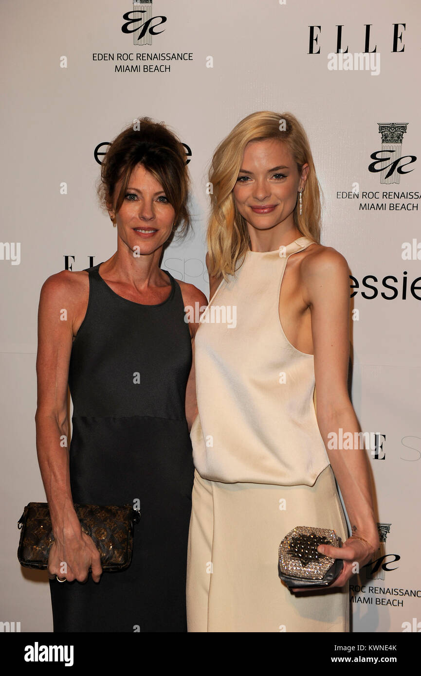 MIAMI BEACH, FL - JUNE 08: Jaime King Robbie Myers attends the ELLE Spa Launch party at Eden Roc ...