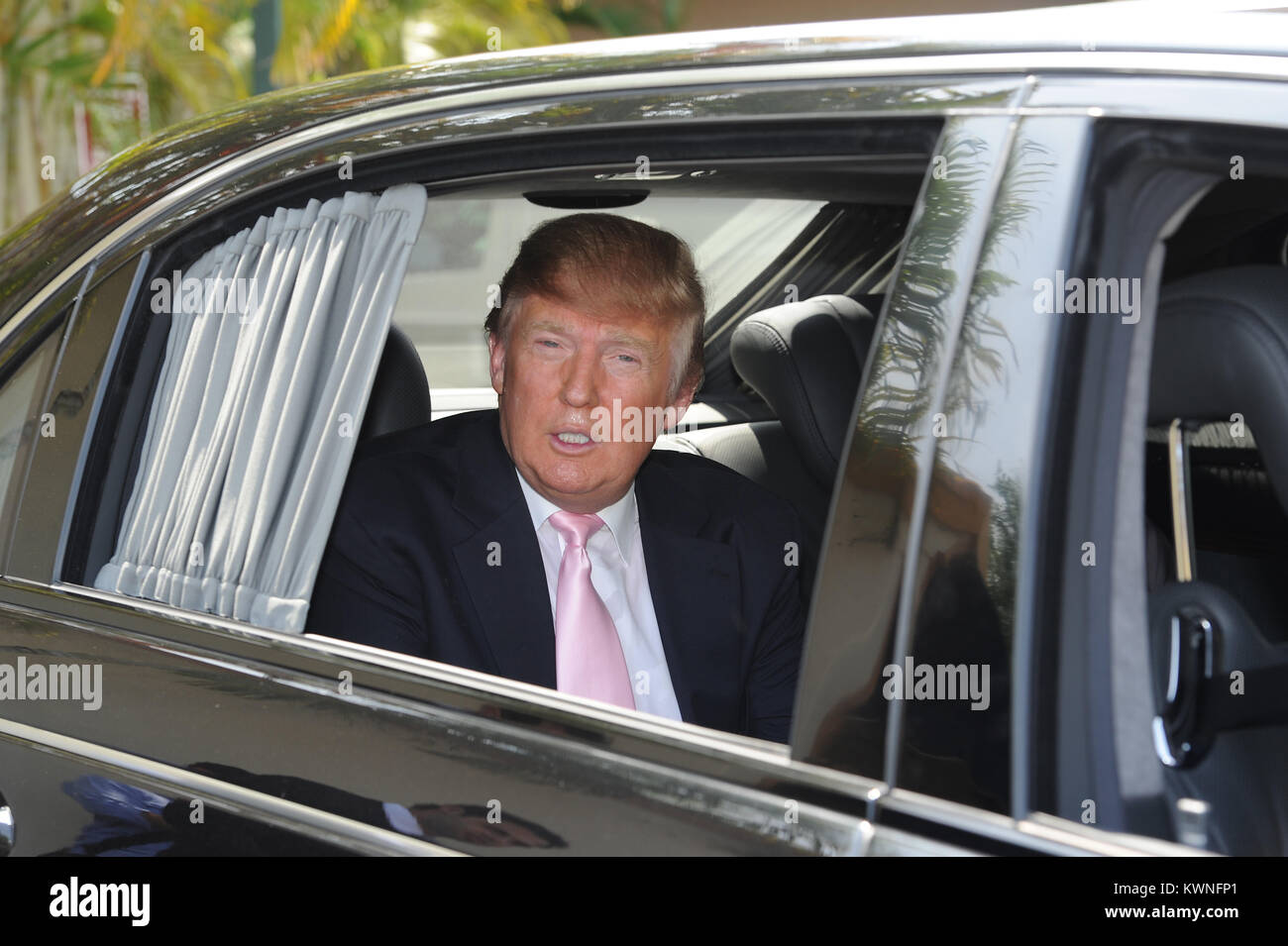BOCA RATON, FL - APRIL 16: (EXCLUSIVE COVERAGE) Billionaire Donald J ...