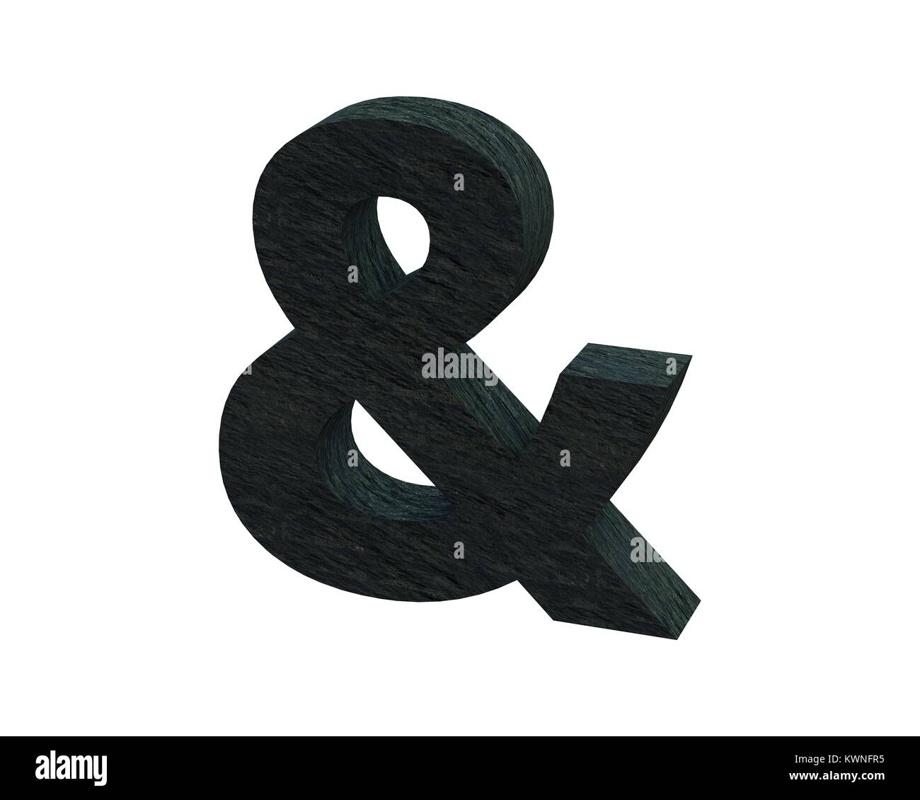 Font Stone slate ALT38 3D Stock Photo - Alamy