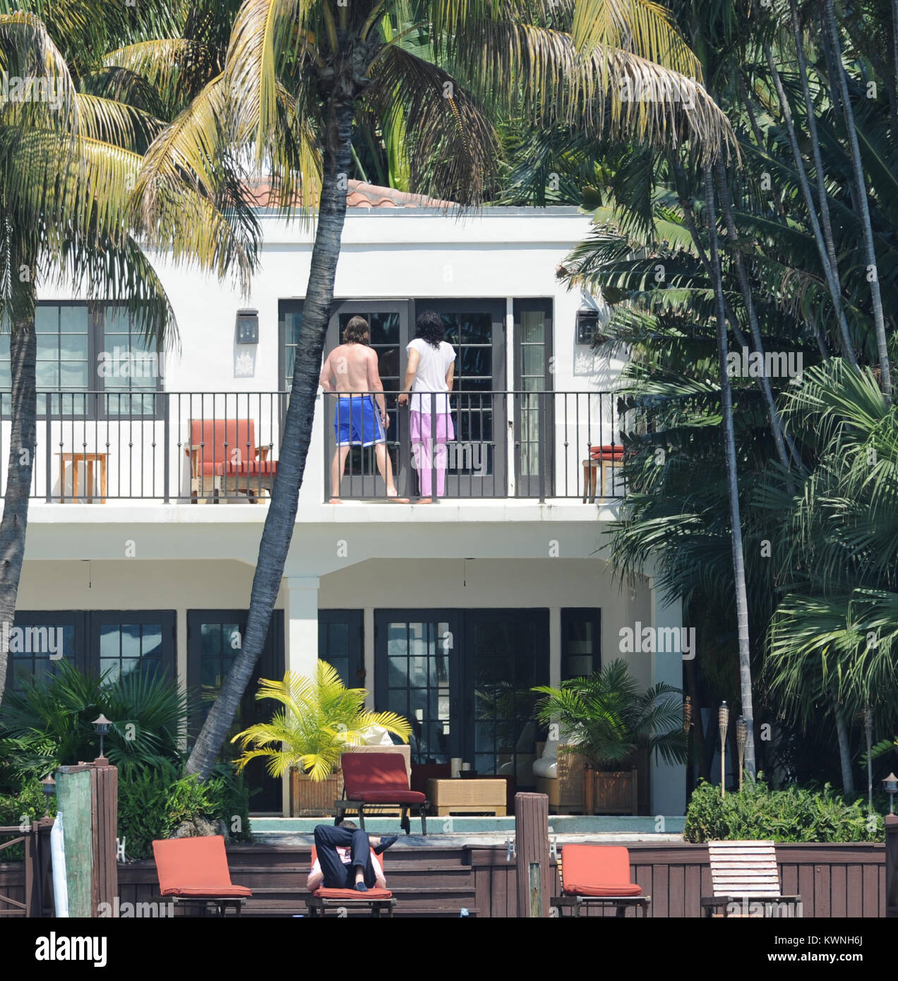 MIAMI BEACH, FL - MAY 10: (EXCLUSIVE COVERAGE) Actor Russell Brand ...