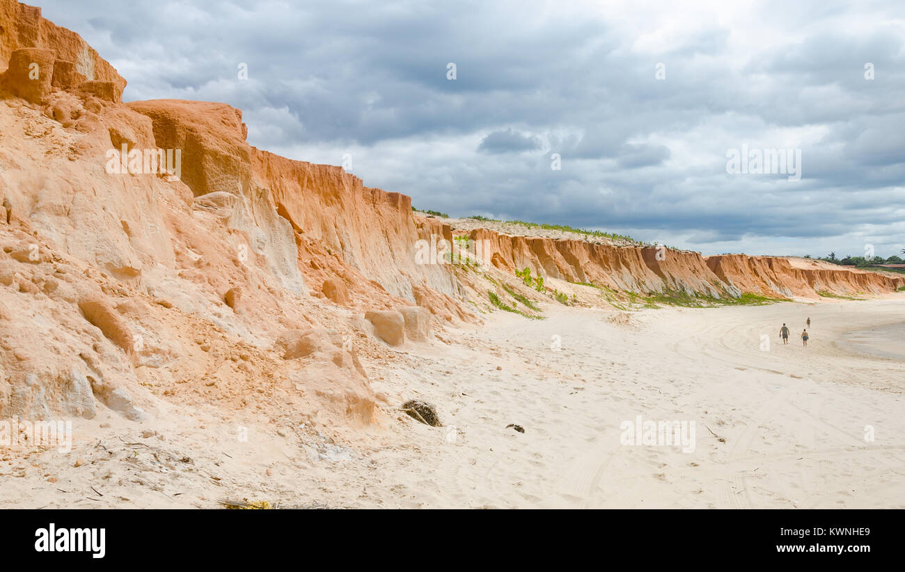 Cliffs at the Canoa quebrada beach at the Ceara state in Brazil Stock ...