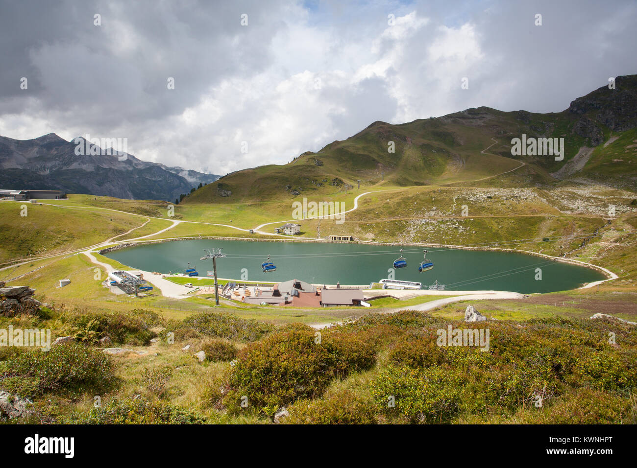 Summer landscape in Obertauern ski resort, Salzburg Land,Austria Stock ...
