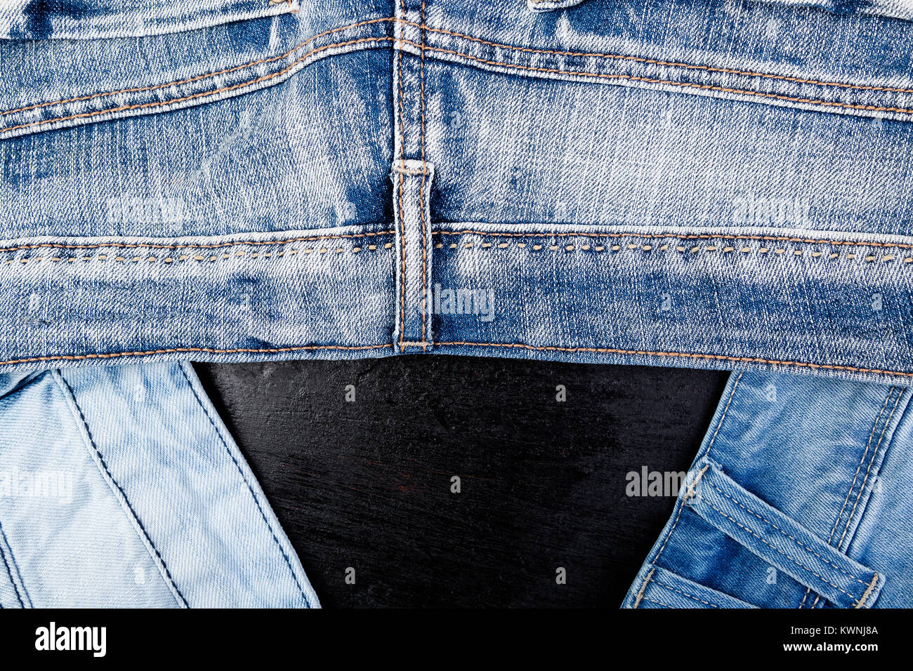 Jean background. Denim blue jean texture. Concept for fashion. Copy ...