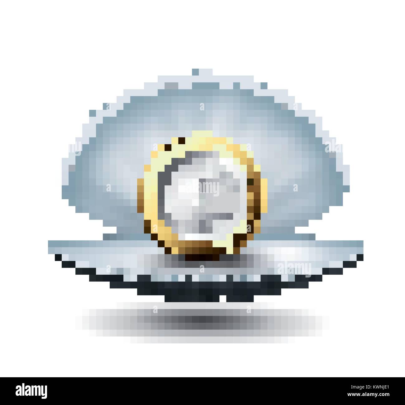 Pearl shell vector vectors hi-res stock photography and images - Alamy