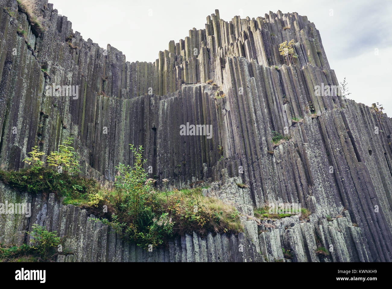 Famous columnar jointed basalt rock formation called Panska Skala (The ...