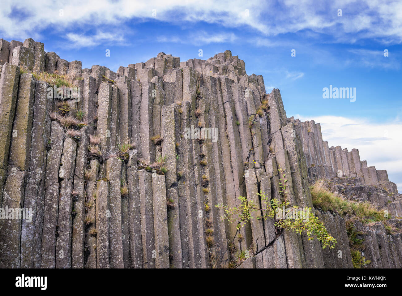 Famous columnar jointed basalt rock formation called Panska Skala (The ...