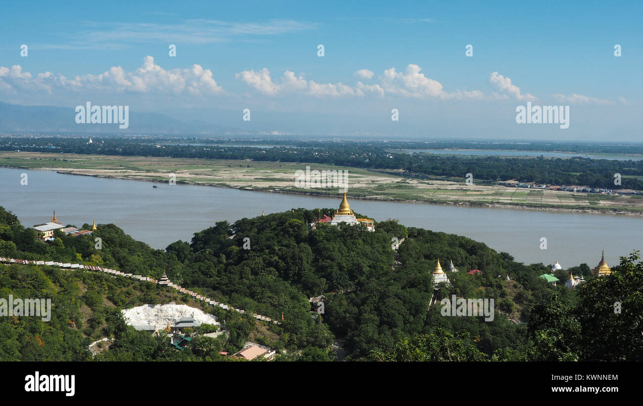 Mandalay hill aerial view hi-res stock photography and images - Alamy
