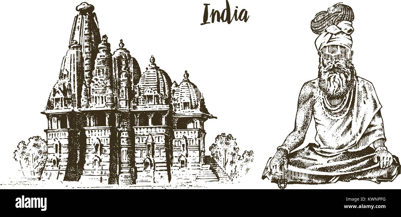 Sadhu Stock Vector Images - Alamy