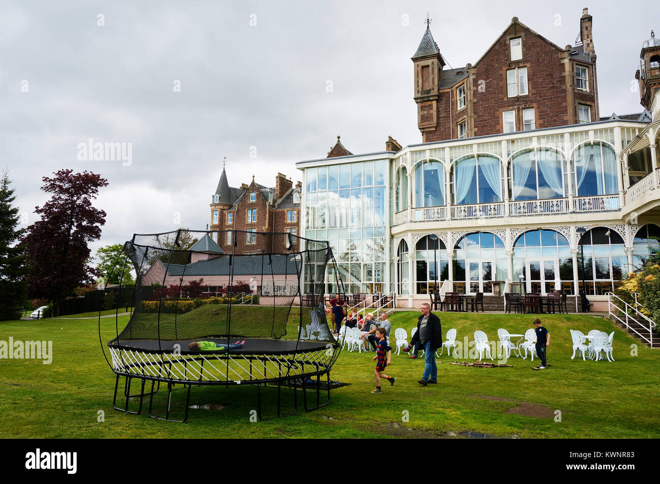 Crieff Hydro hotel, Crieff, a popular tourists destination in Scotland ...
