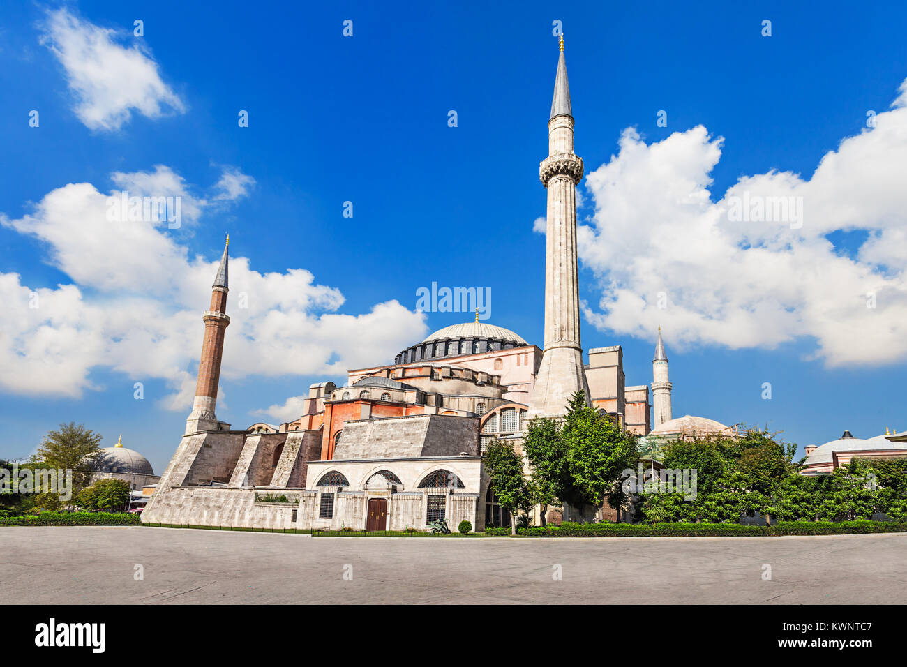 Hagia Sophia in Istanbul, Turkey. Hagia Sophia is the greatest monument ...