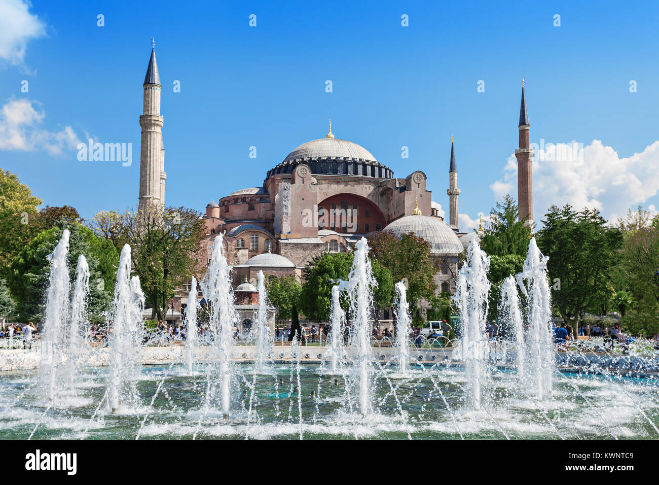Hagia Sophia in Istanbul, Turkey. Hagia Sophia is the greatest monument ...