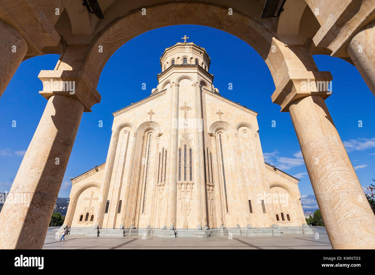 The Holy Trinity Cathedral of Tbilisi, commonly known as Tsminda Sameba ...