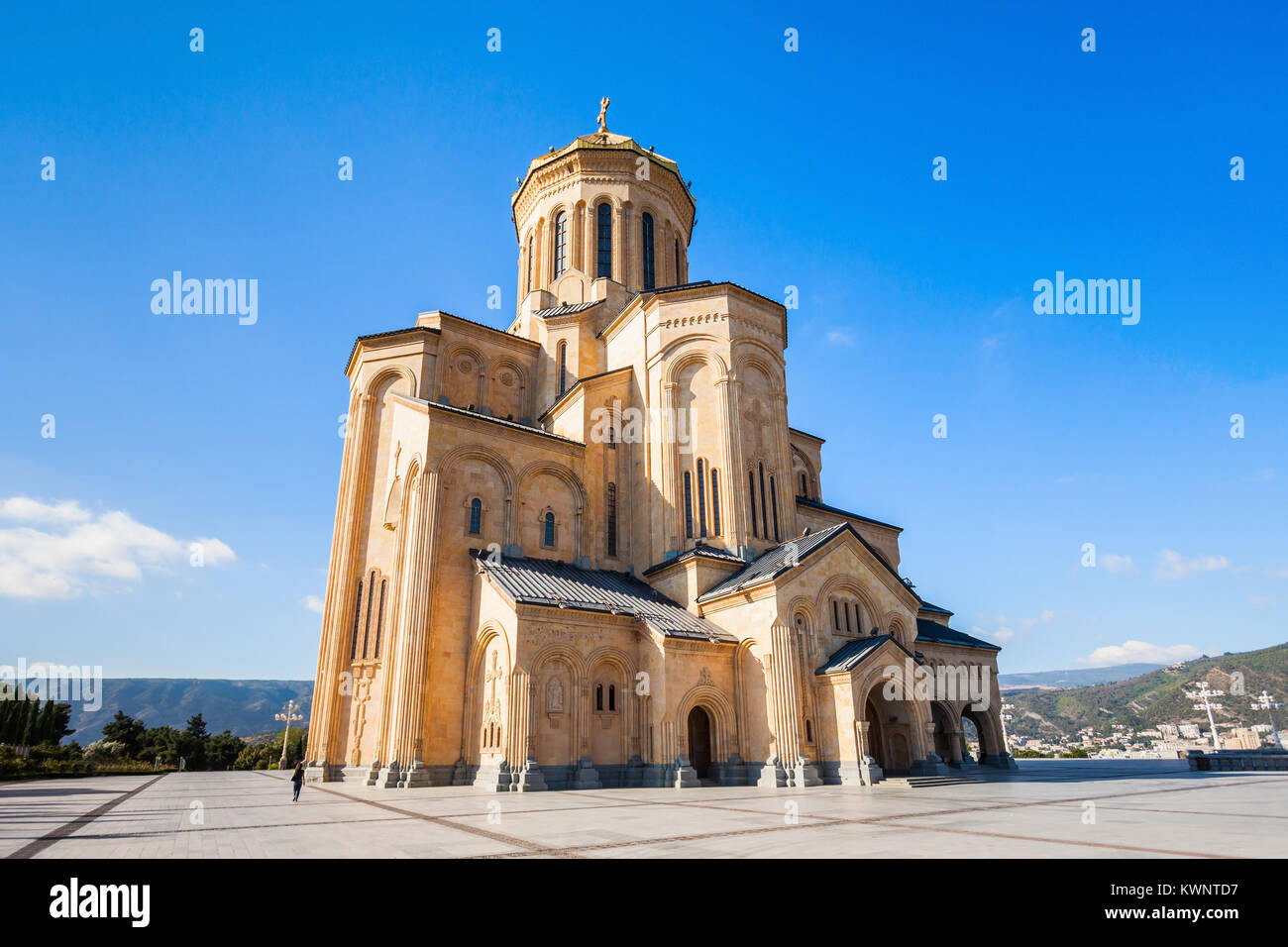 The Holy Trinity Cathedral of Tbilisi, commonly known as Tsminda Sameba ...