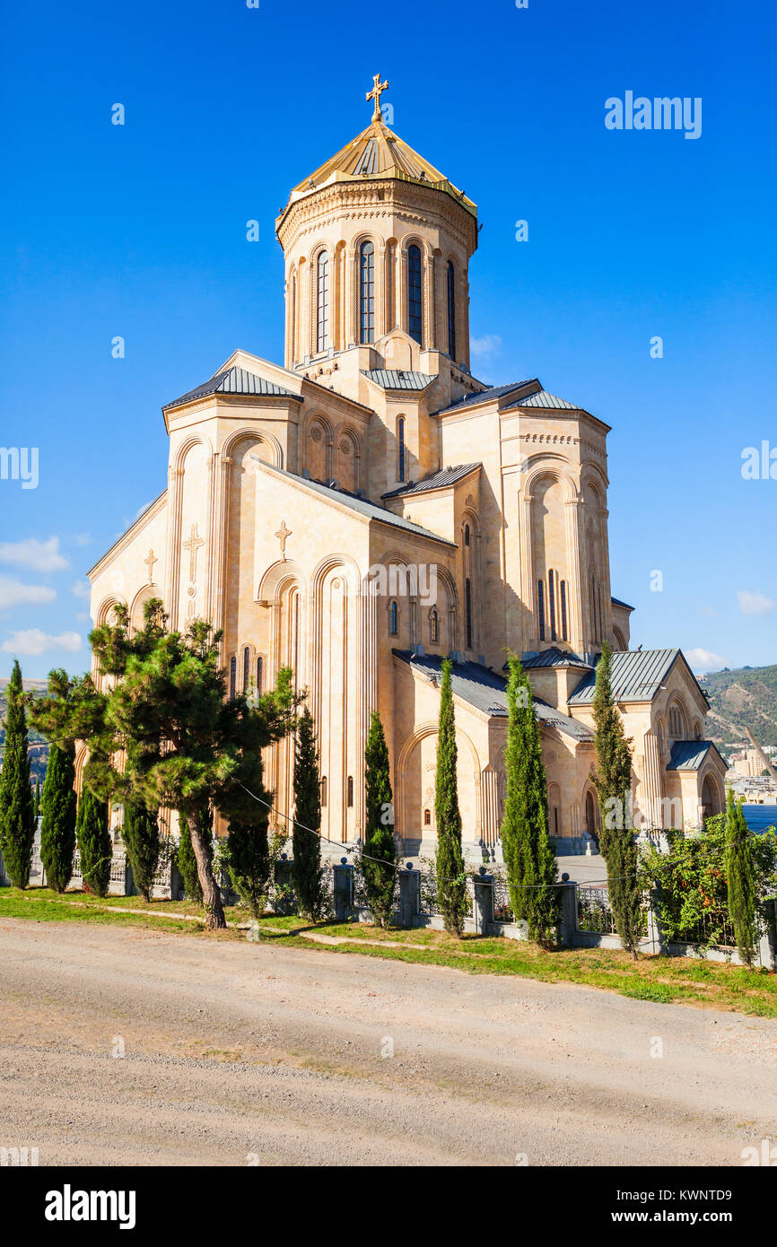 Tsminda Sameba Church (The Holy Trinity Cathedral of Tbilisi) is ...