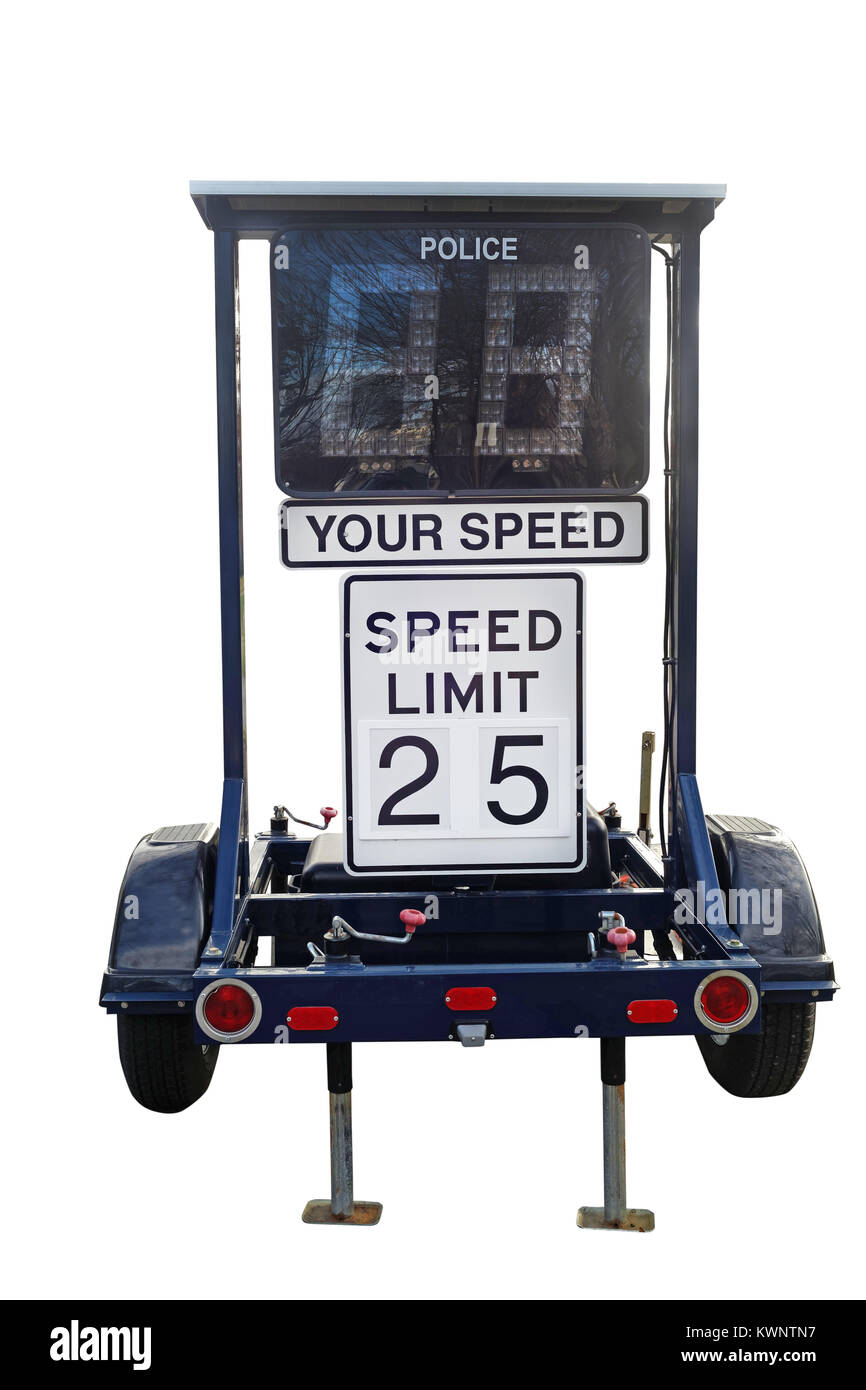 Speed display sign hi-res stock photography and images - Alamy