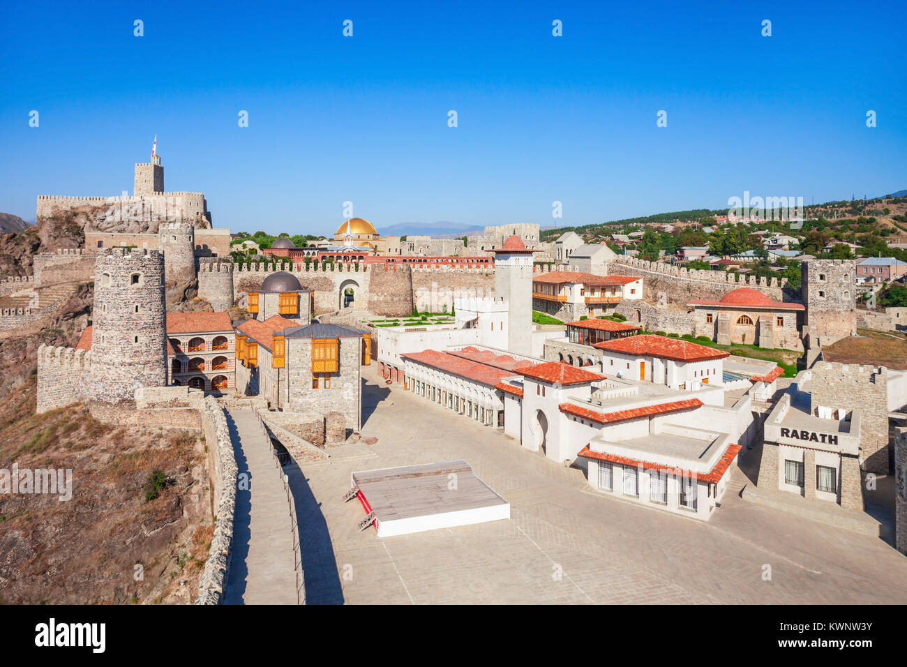 Rabati Castle is a medieval castle complex in Akhaltsikhe, Georgia ...