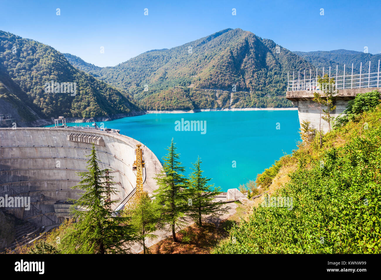 Inguri hydroelectric dam hi-res stock photography and images - Alamy