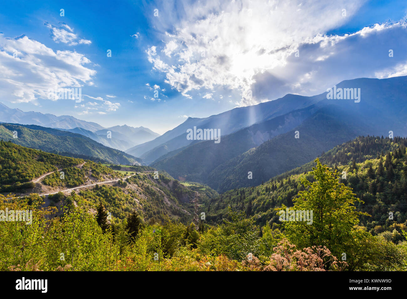Greater Caucasus is the major mountain range of the Caucasus Mountains ...