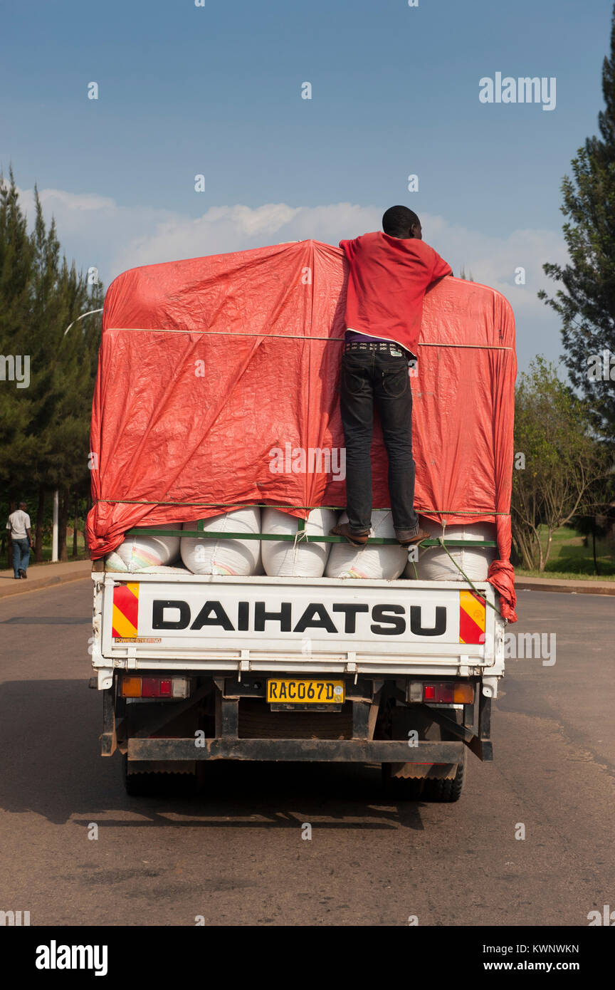 Man Standing Back Of Lorry High Resolution Stock Photography and Images ...