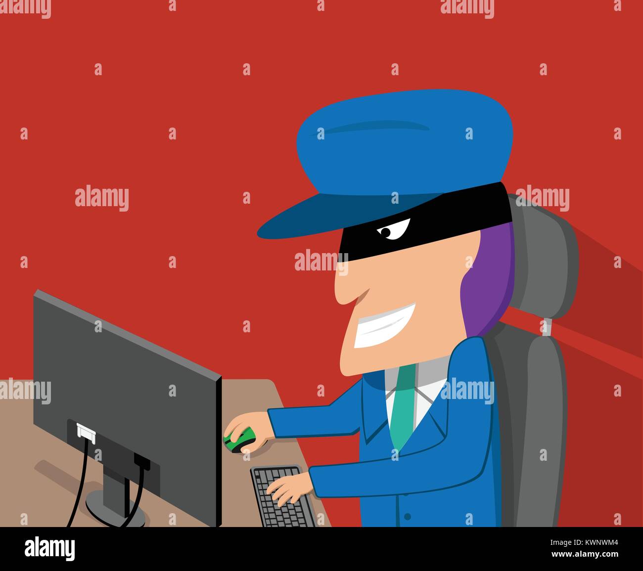 Happy hacking keyboard Stock Vector Images - Alamy