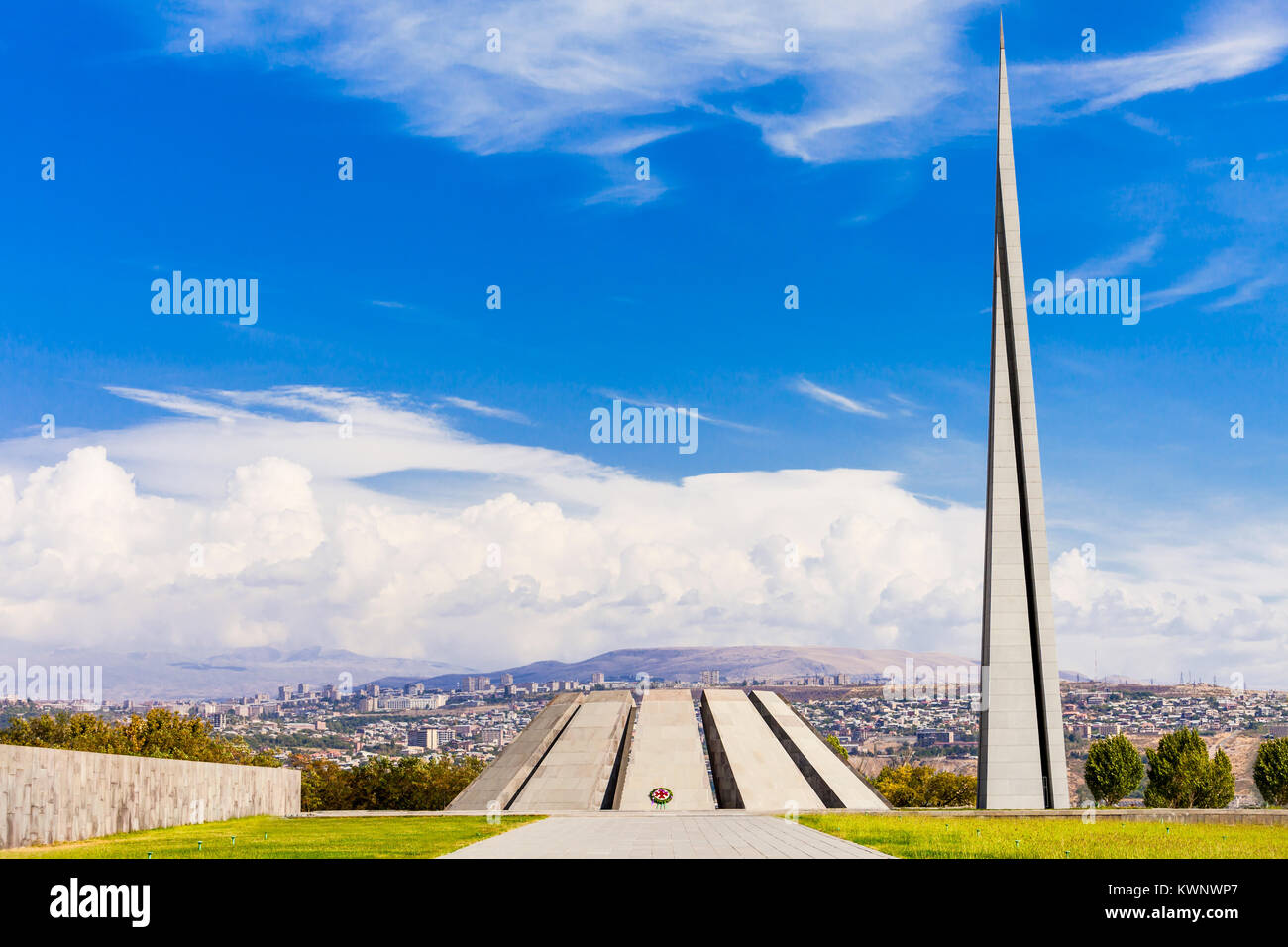 Tsitsernakaberd - The Armenian Genocide memorial complex is Armenia ...