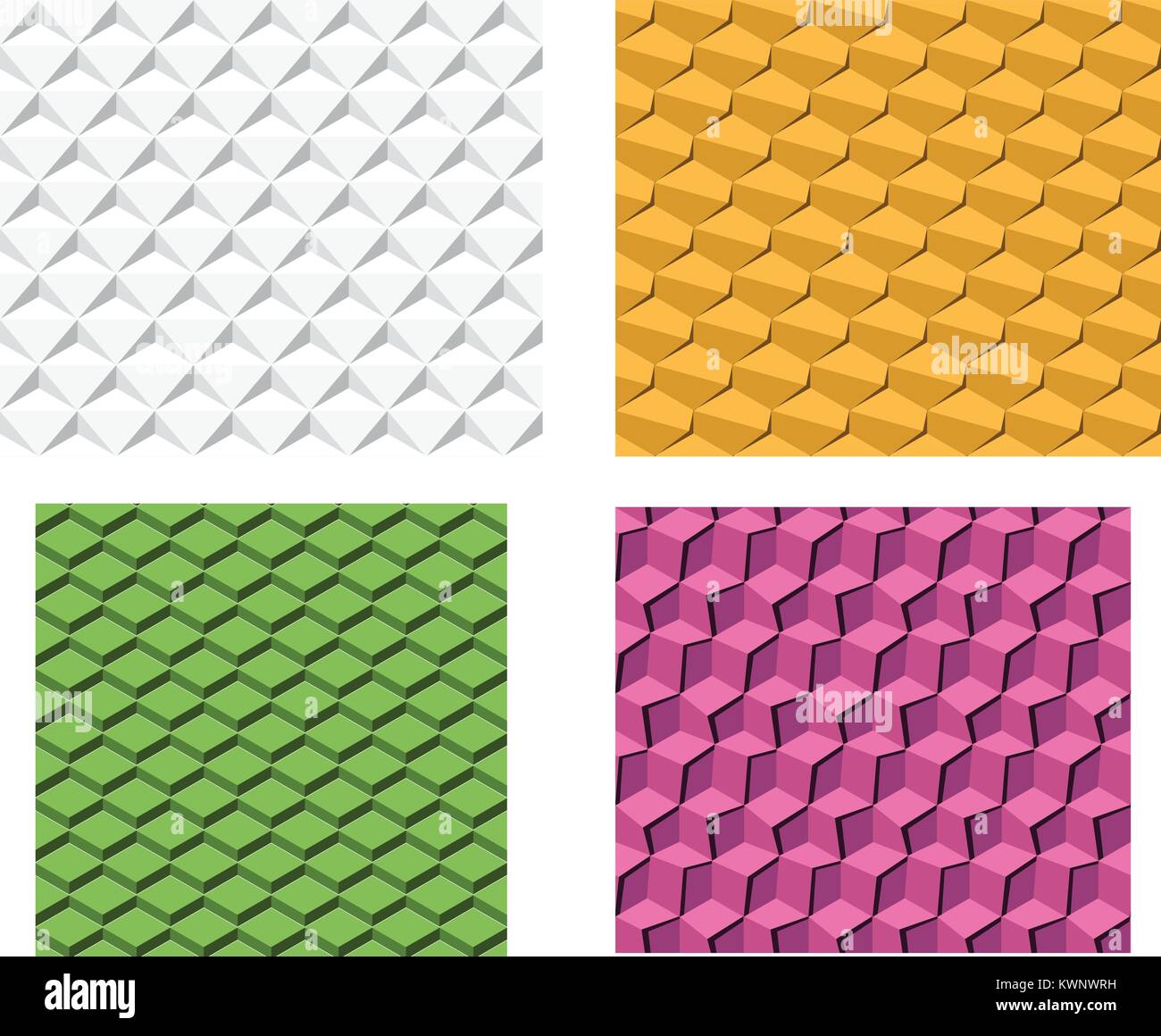 3d pattern vector vectors hi-res stock photography and images - Alamy