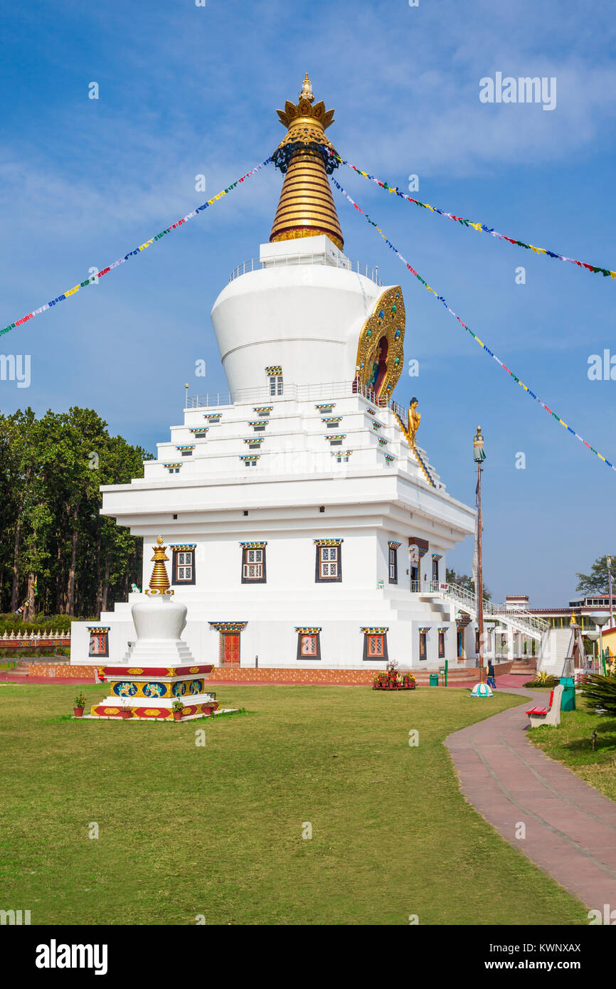 The Great stupa in Mindrolling Monastery in Dehradun, India is 185 feet ...