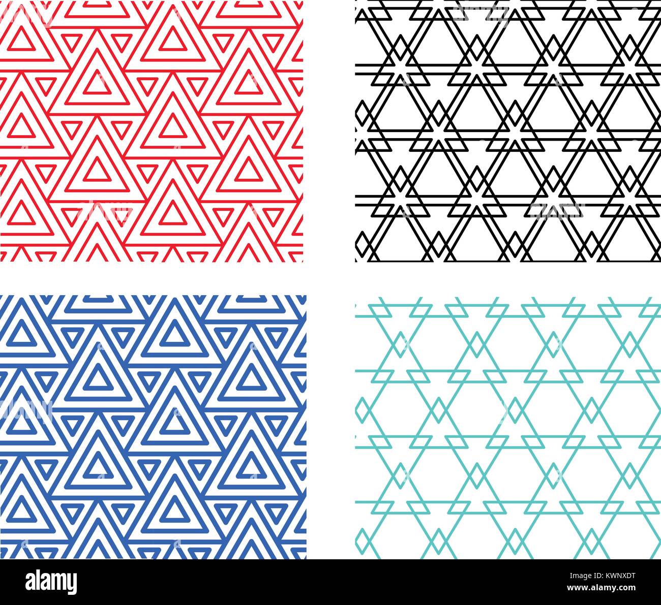 Graphic geometric linear triangles Stock Vector Images - Alamy
