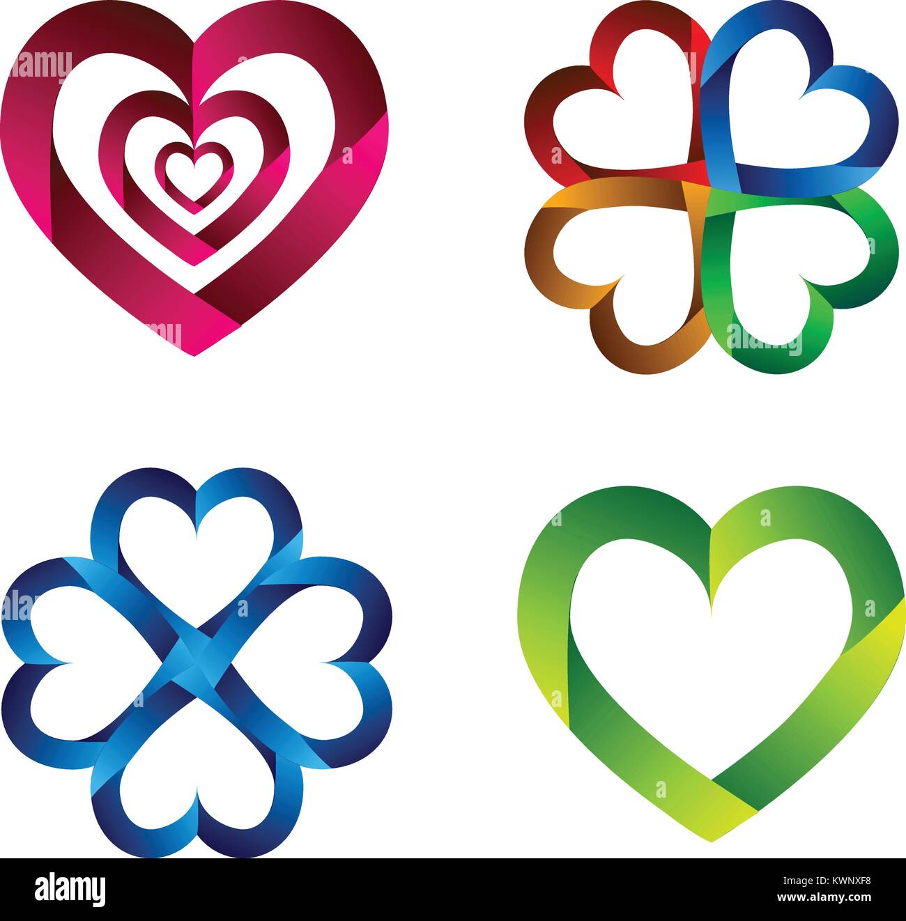 Blue Red Heart Logo Sign Stock Photos & Blue Red Heart Logo Sign Stock ...