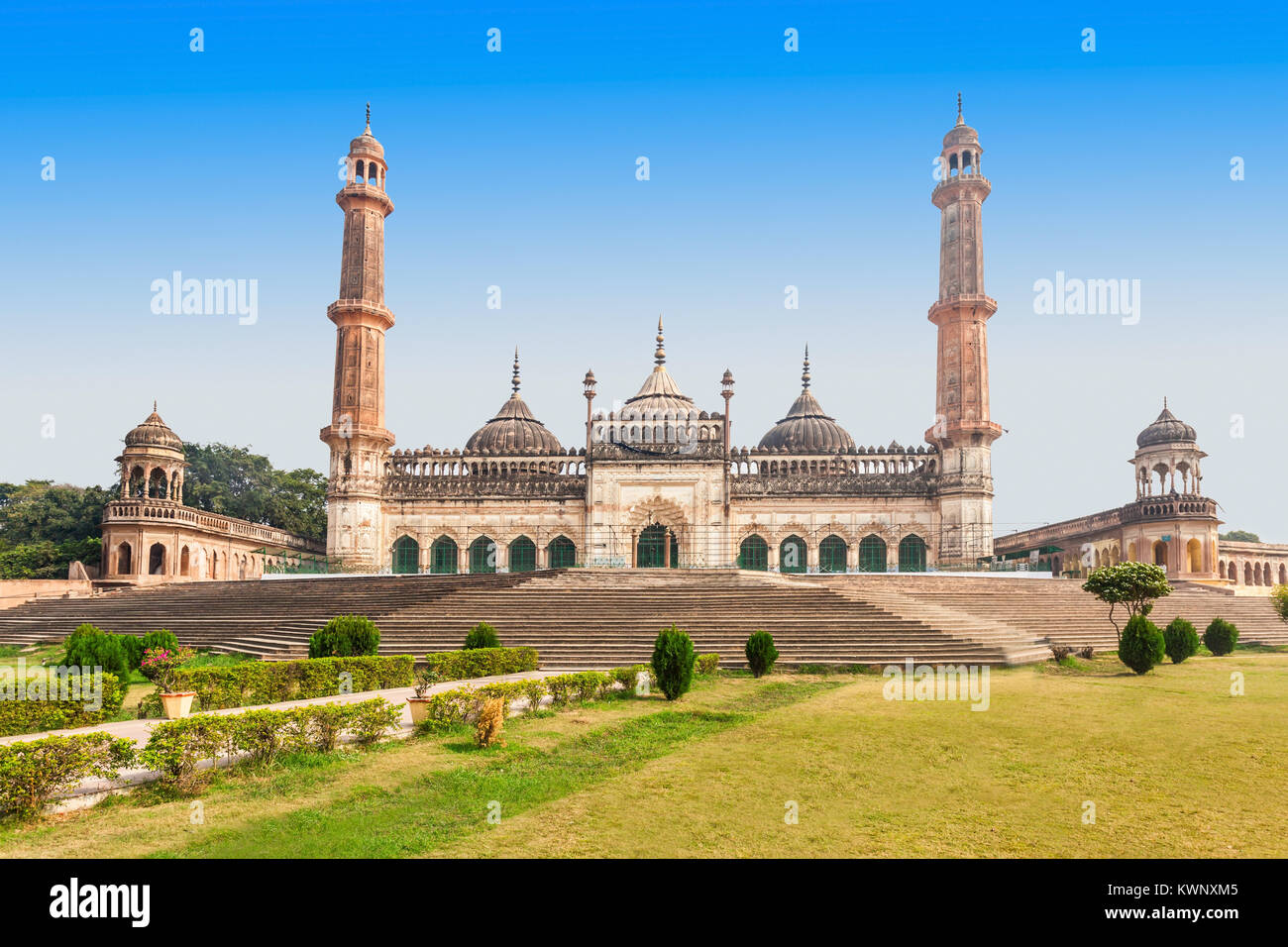 The Asfi Mosque, located near the Bara Imambara in Lucknow, India Stock ...