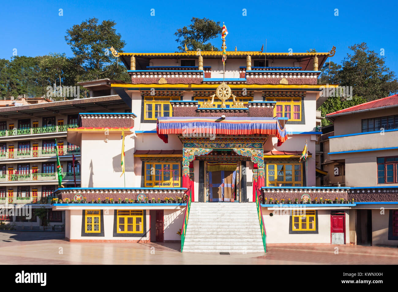 Buddhist monastery art in sikkim hi-res stock photography and images ...