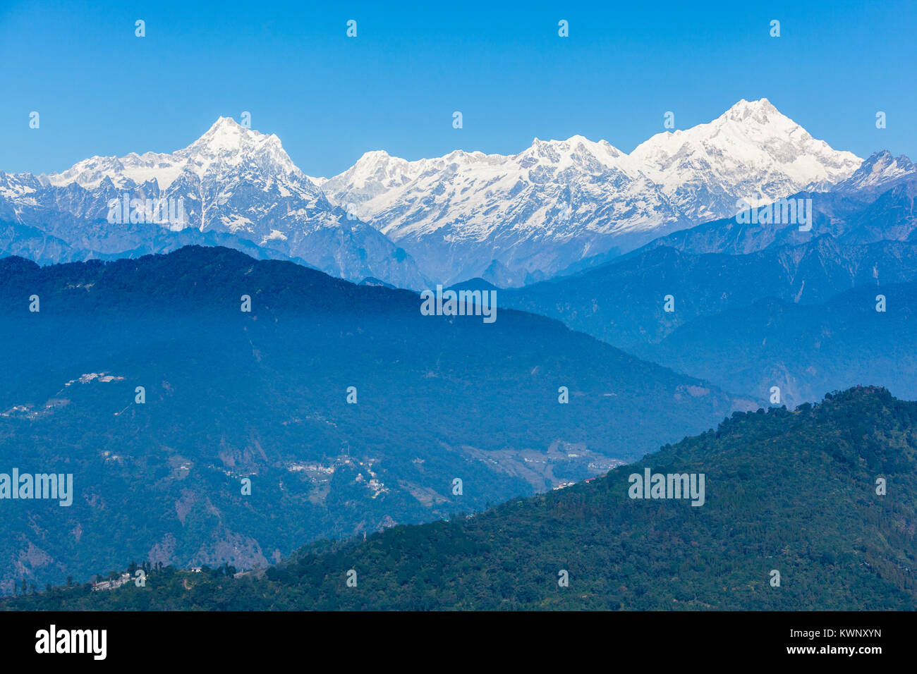 Kangchenjunga is the third highest mountain in the world, and lies ...