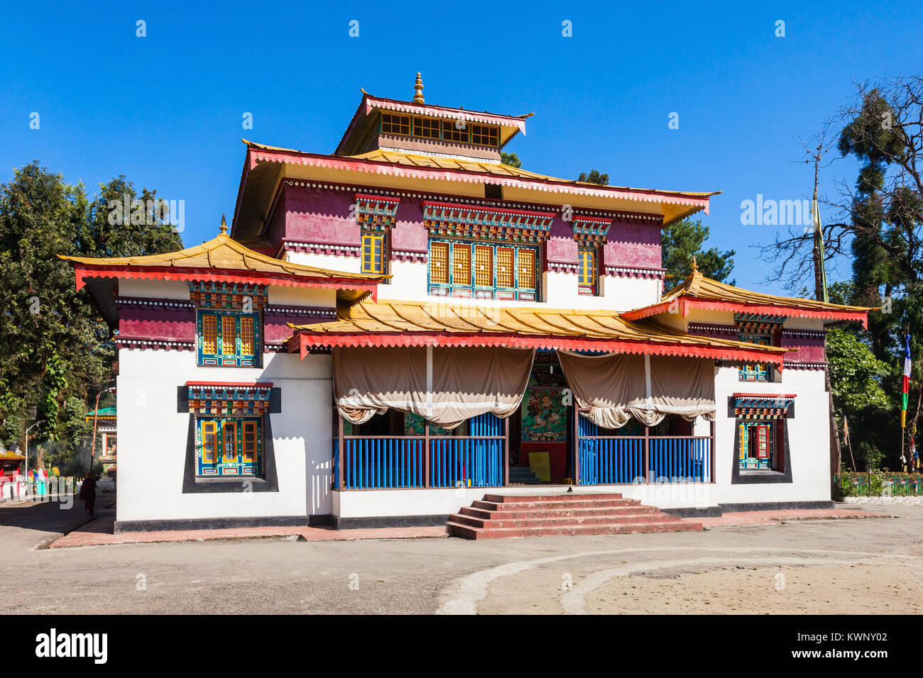 The Enchey Monastery is a Vajrayana Buddhism monastery in Sikkim, India ...