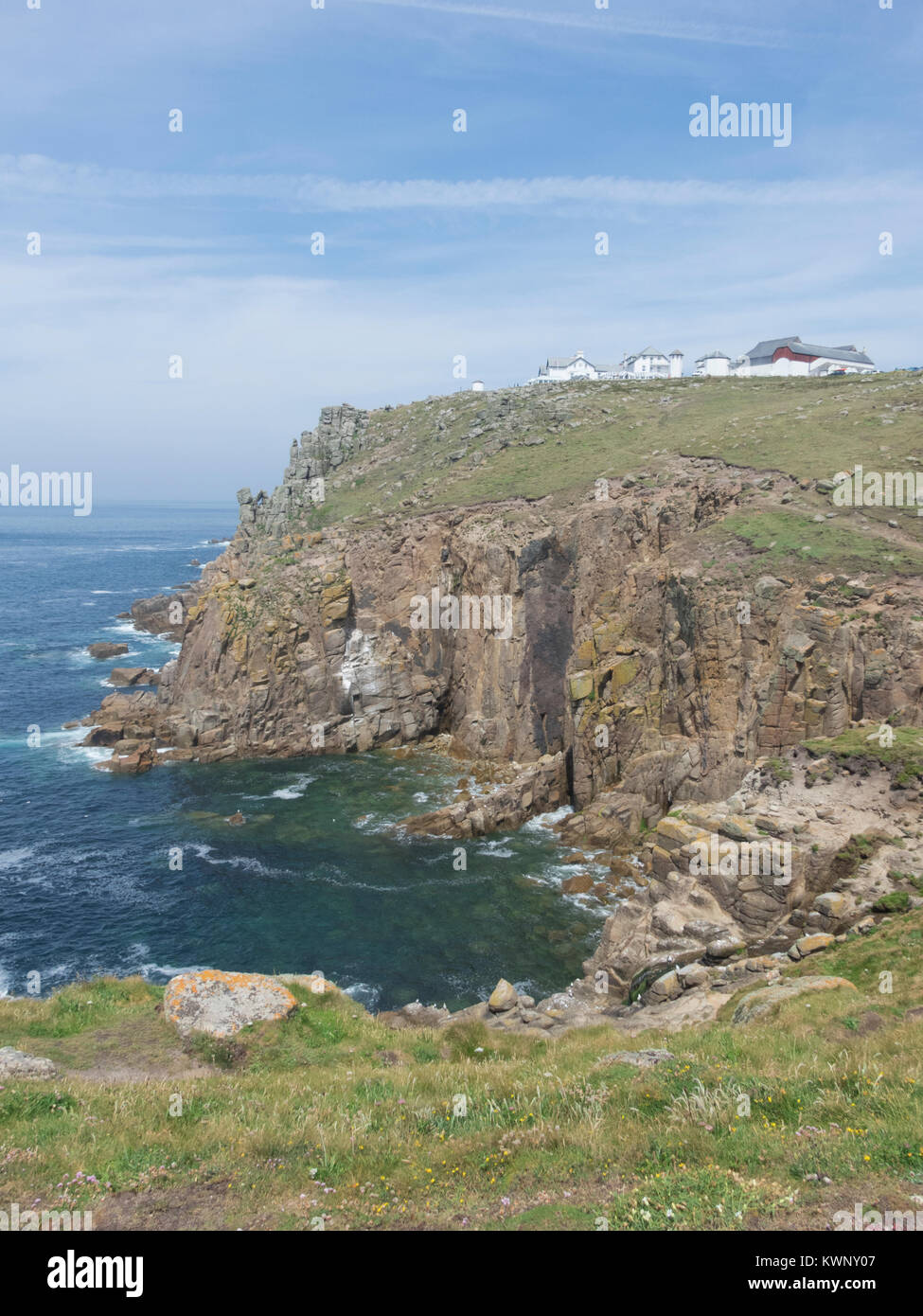 Land's End Headland, West Penwith Peninsula, Cornwall, England, UK in ...