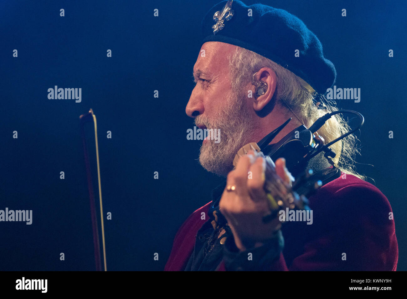 ZAGREB, CROATIA - DECEMBER 01, 2017: Gogol Bordello American Gypsy punk ...